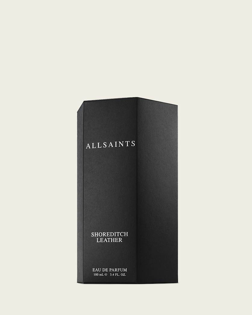 Shoreditch Leather Unisex Fragrance, 100ml Black | ALLSAINTS